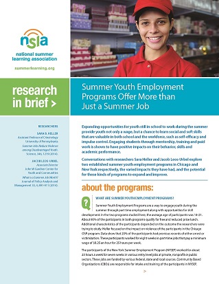 Summer Youth Employment Programs Offer More than Just a Summer Job ...