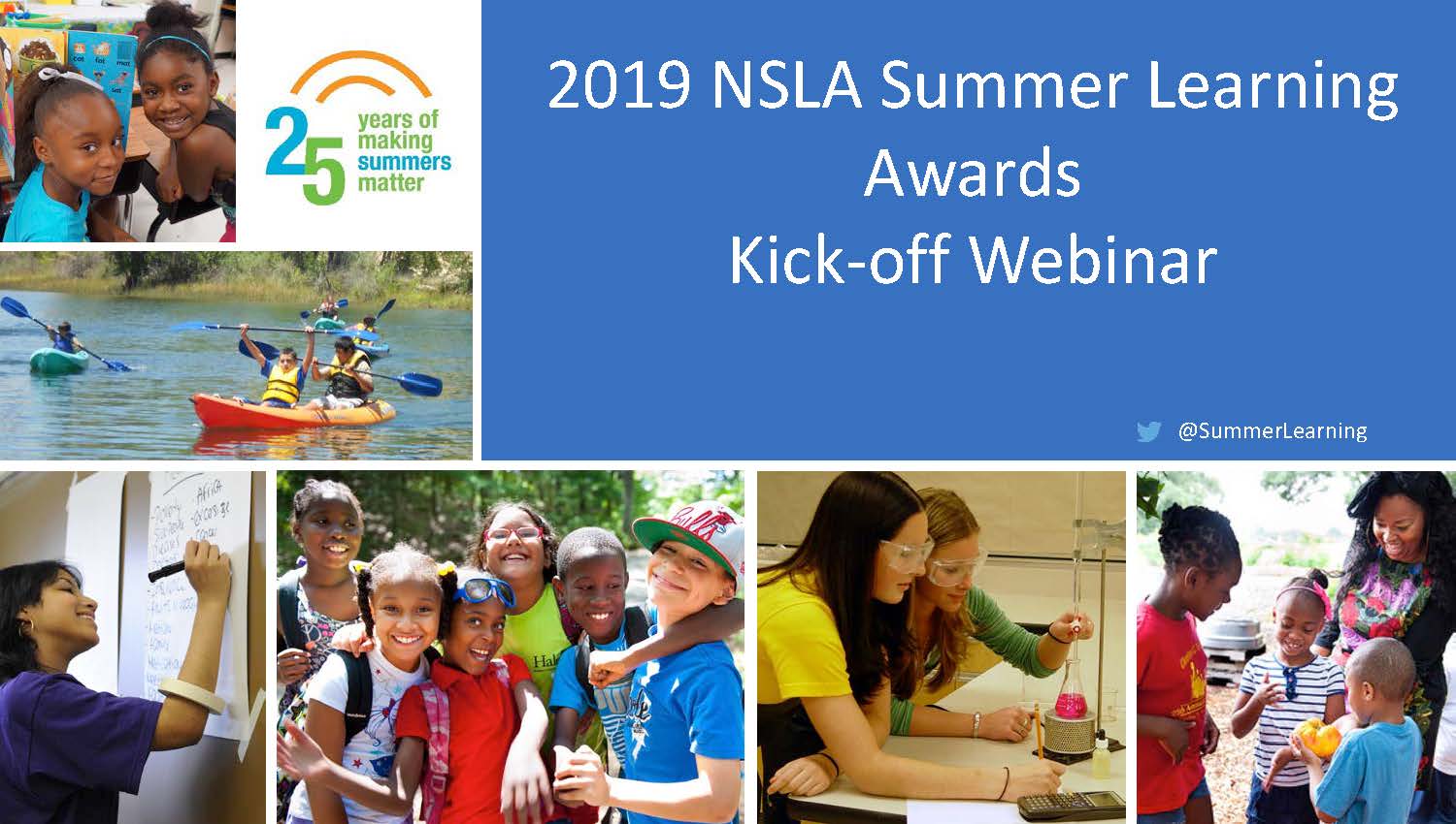 2019 Summer Learning Awards Kick-off Webinar - Summer Learning