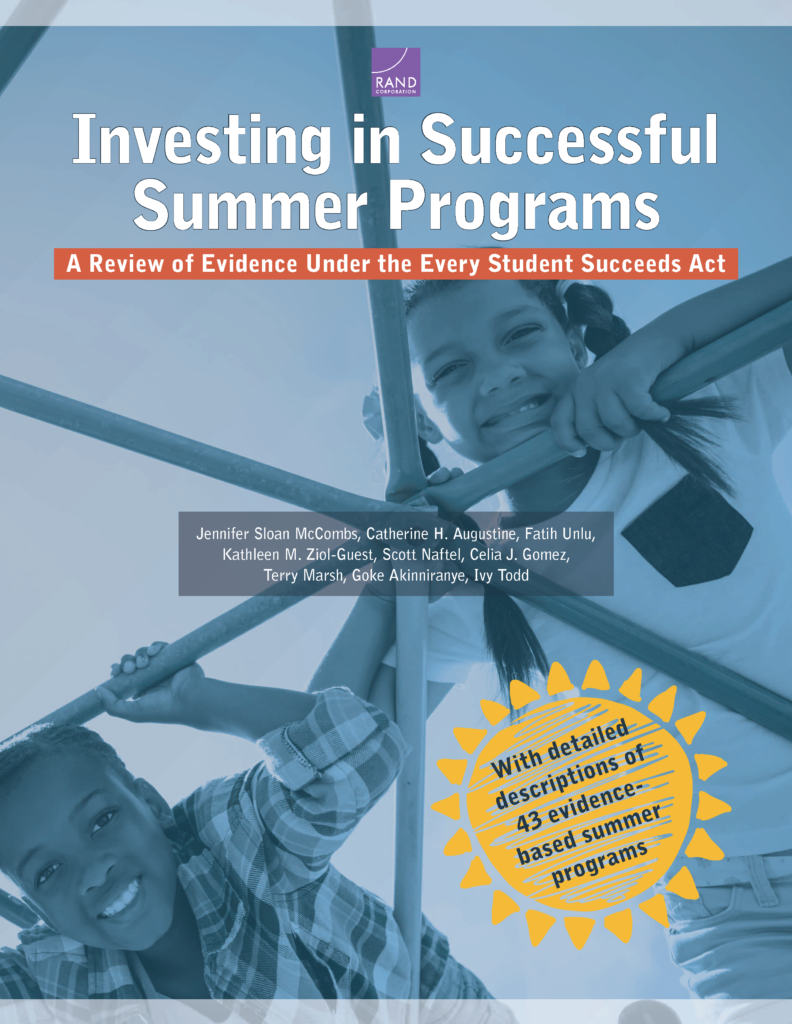 Investing in Successful Summer Programs - Summer Learning