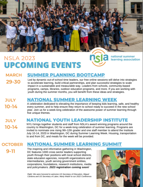 NSLA 2023 Home - Summer Learning