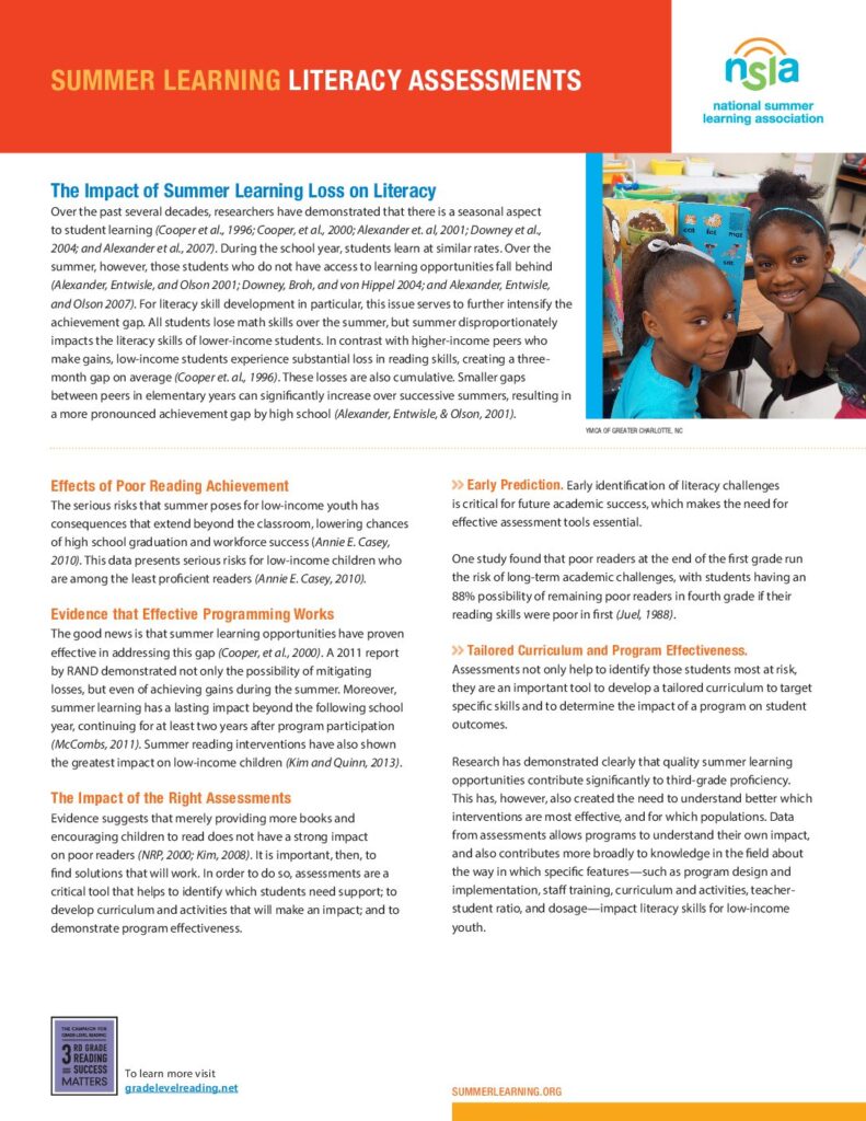Literacy Archives - National Summer Learning Association